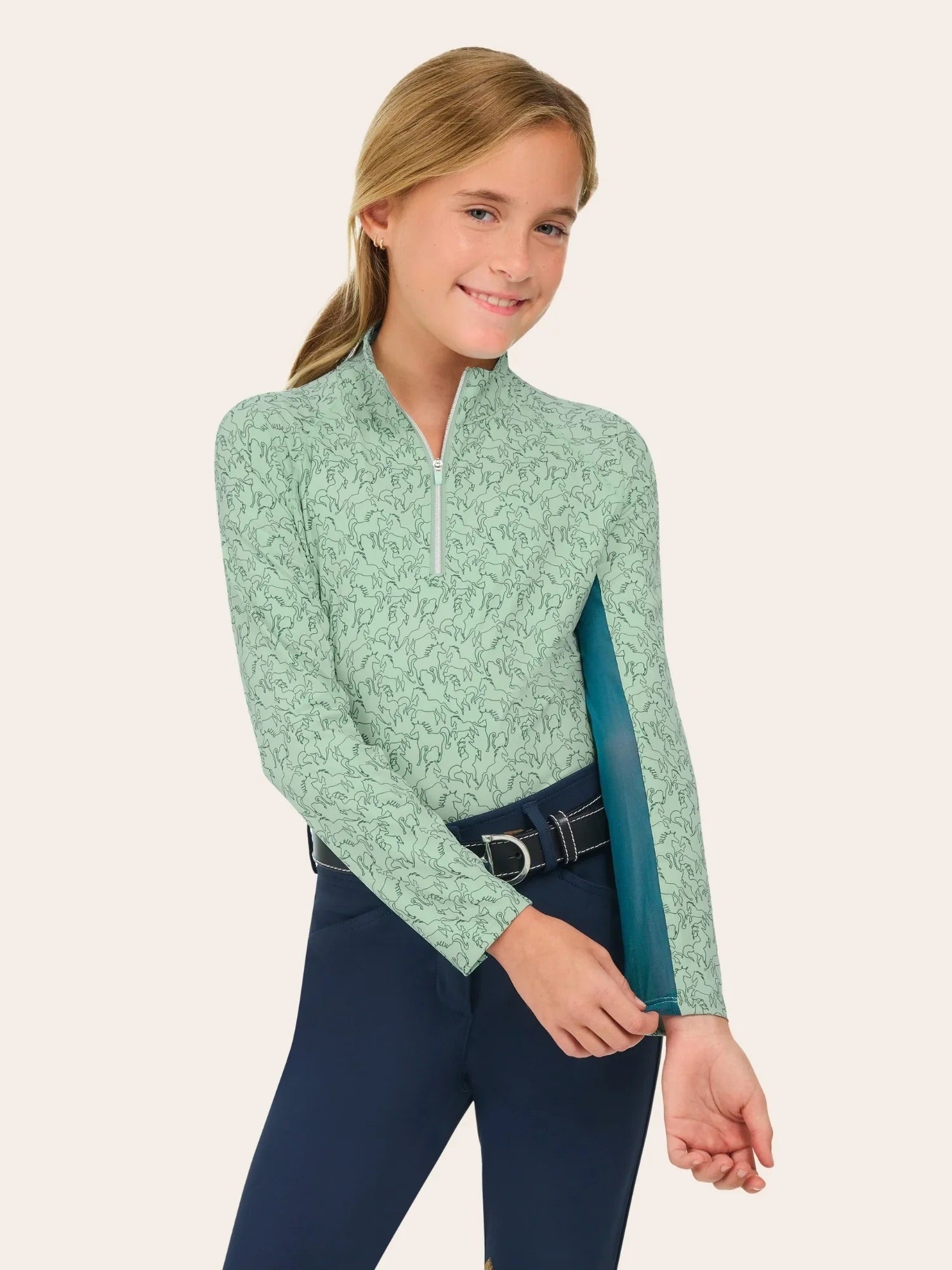 RJ Classics Libby Jr. 1/4 Zip Shirt - SS25 | All About Equestrian