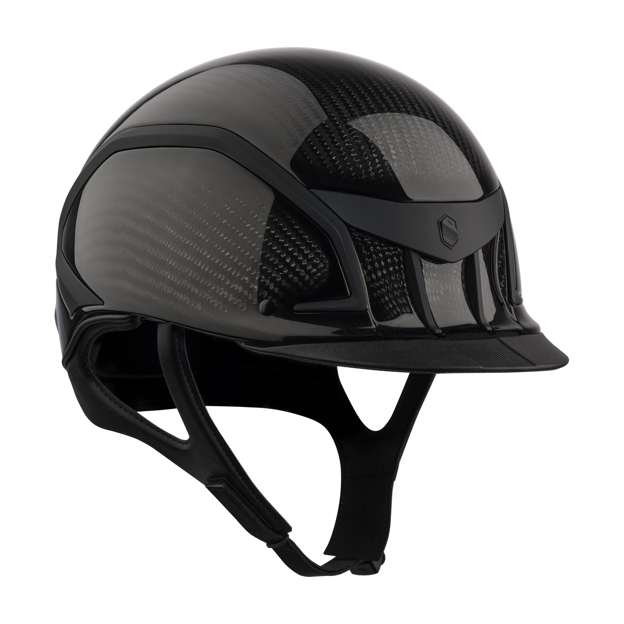 Samshield XC XJ Glossy Darkline Helmet | All About Equestrian