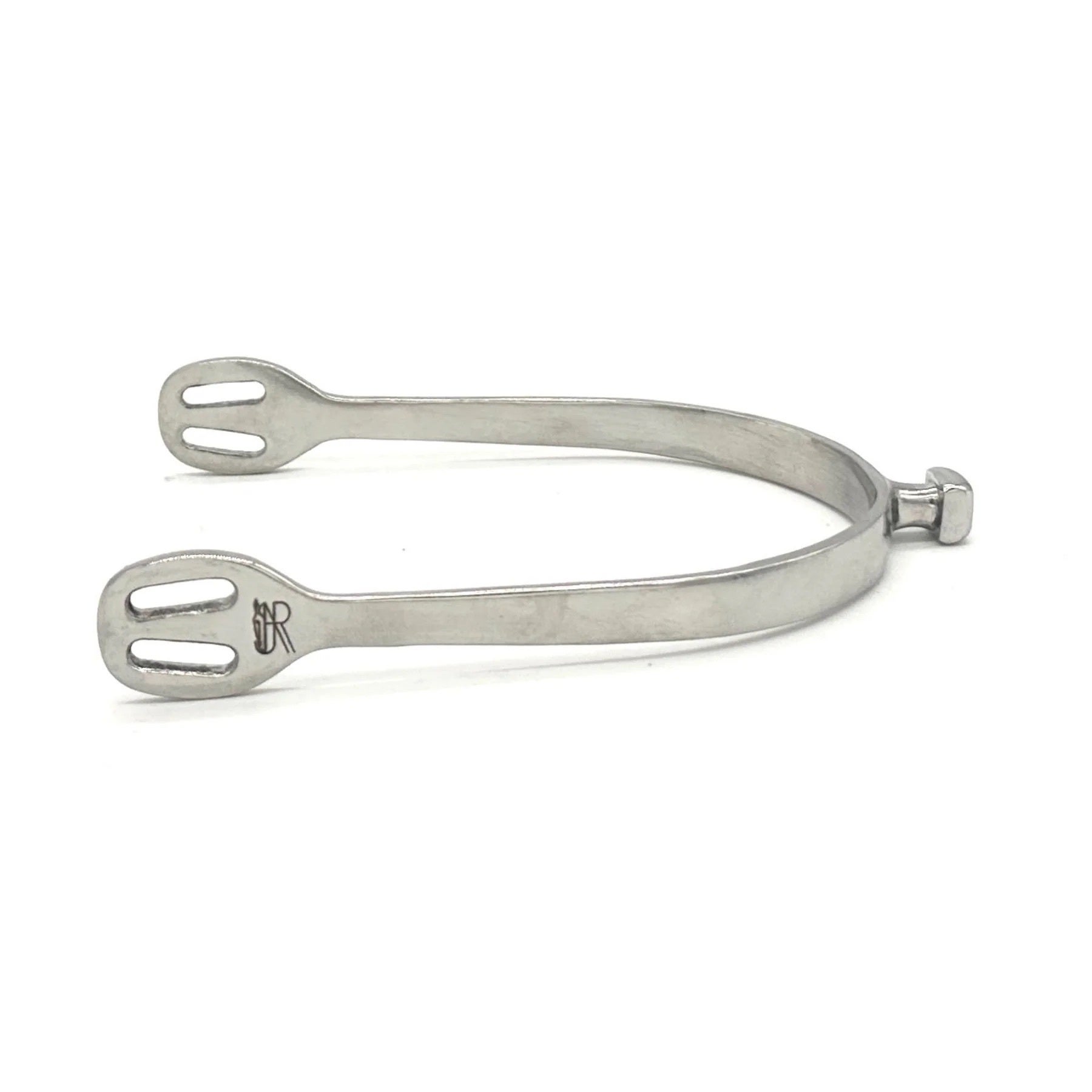 AJR Stainless Steel Block Spur | All About Equestrian
